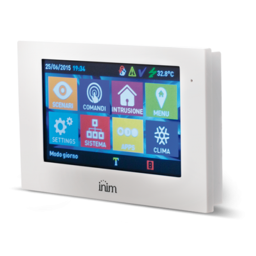 Inim Alien/S - Tastatură touchscreen 7” pentru centralele SmartLiving și Prime